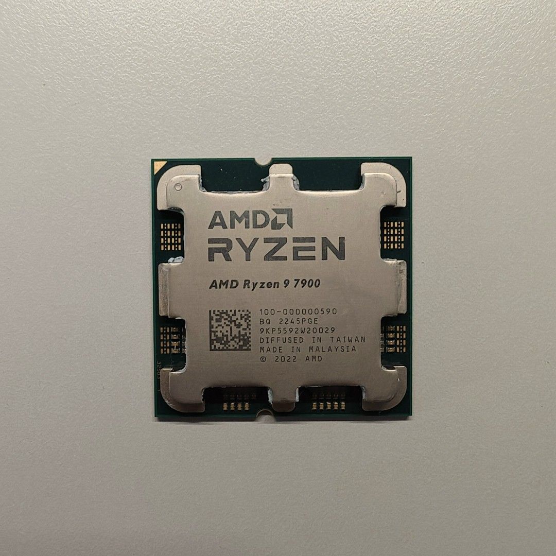 AMD R9 7900 (Non X /X3D variant) Ryzen AM5 CPU, Computers & Tech, Parts ...
