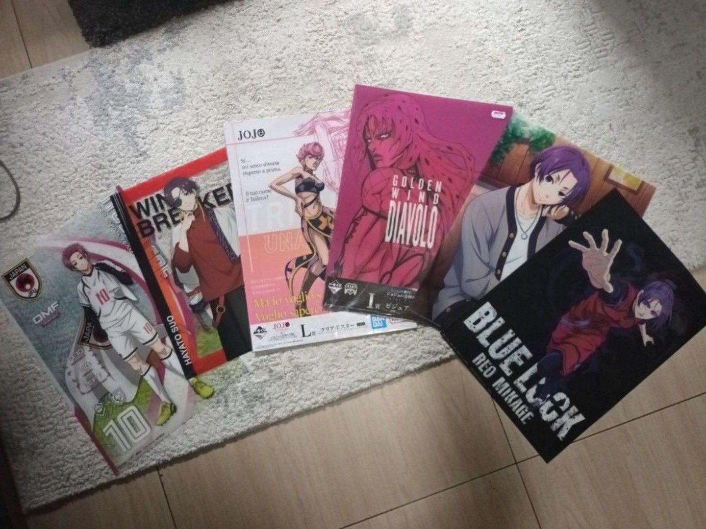 Anime Clear Files - Blue Lock, JoJo's Bizarre Adventure, WindBreaker ...