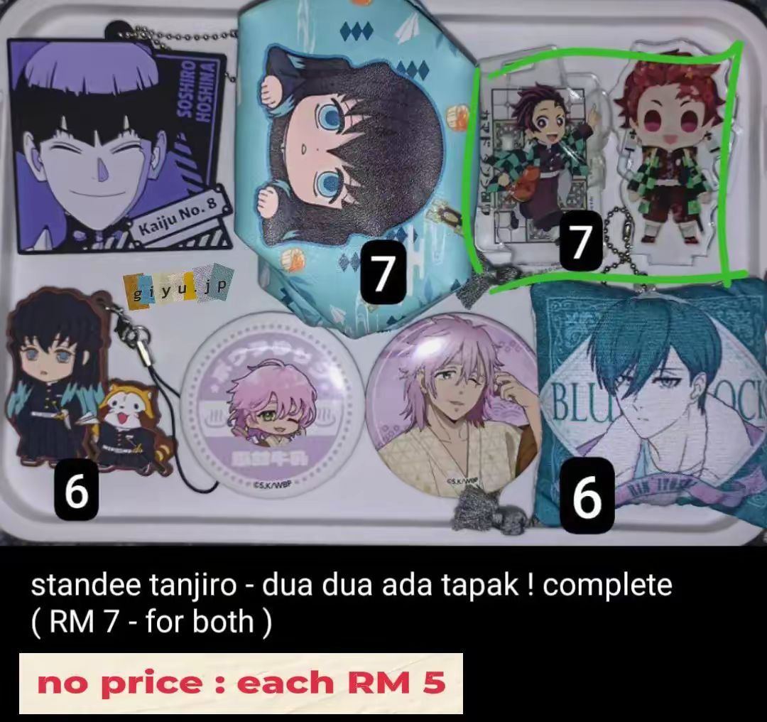Anime Keychains, Badges, Standees, and Canvas Boards [ Haikyuu, MHA ...