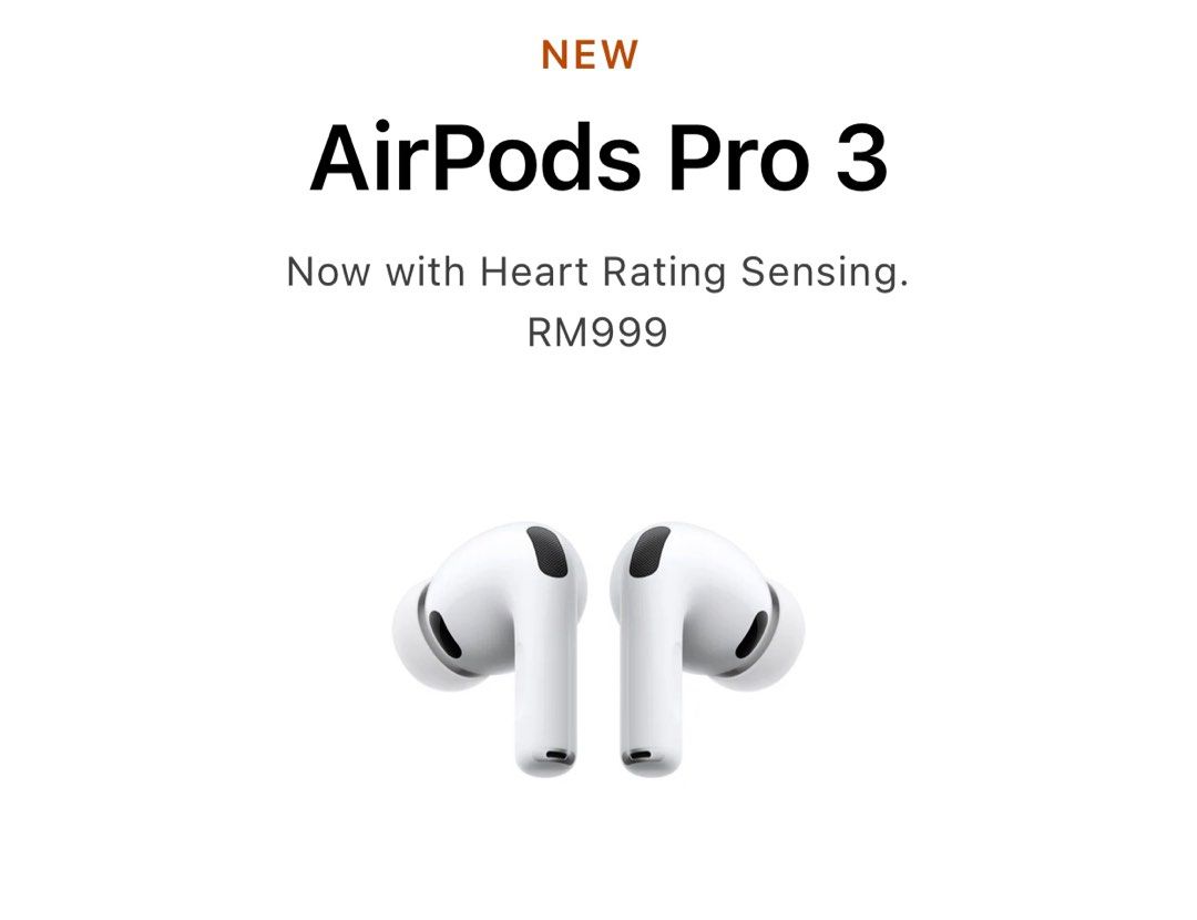 Apple AirPods Pro 3, Audio, Earphones on Carousell