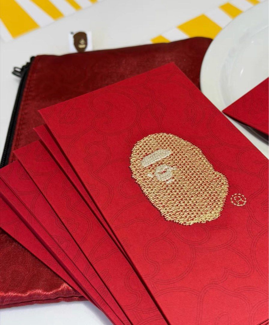 BAPE 2026 New Year Red Packet Set, Luxury, Accessories on Carousell