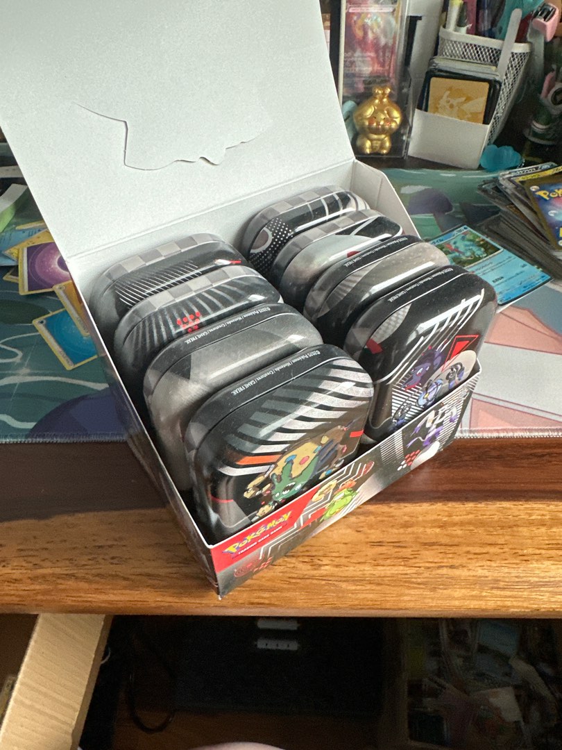 Black bolt white flare tins, Hobbies & Toys, Toys & Games on Carousell