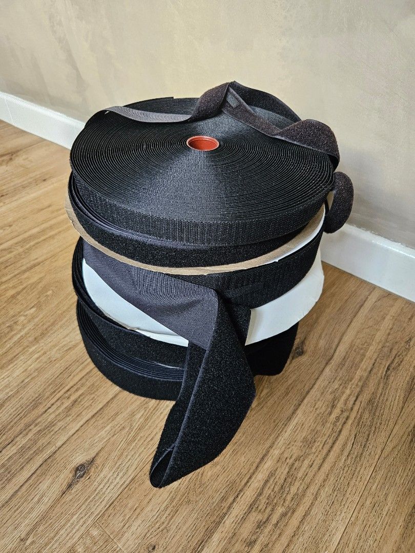 Black Velcro Tape Rolls, Hobbies & Toys, Stationery & Craft, Craft ...