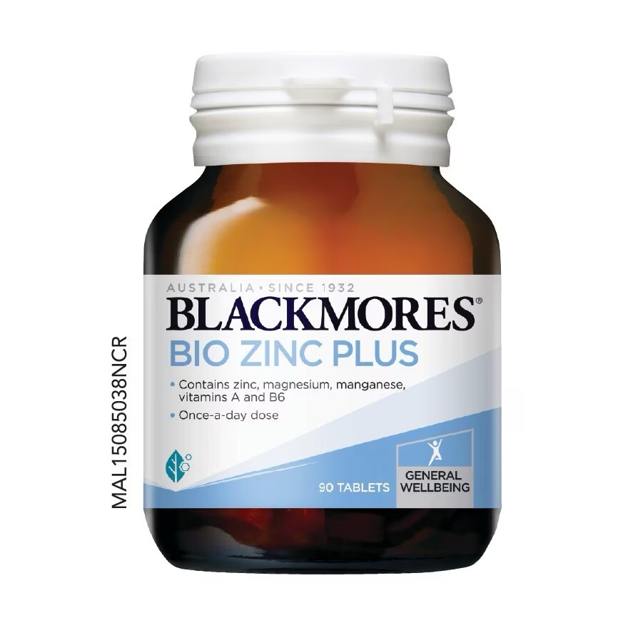 Blackmores Bio Zinc Plus 90 Tablets, Health & Nutrition, Health ...