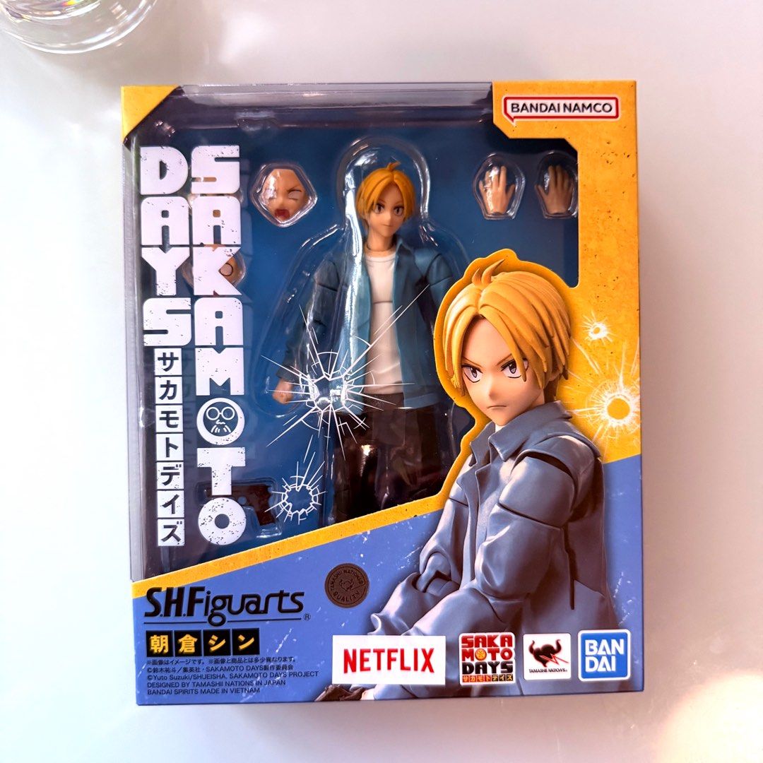 BNIB Bandai Spirits Tamashii Nations s.h.figuarts Sakamoto Days Asakura ...