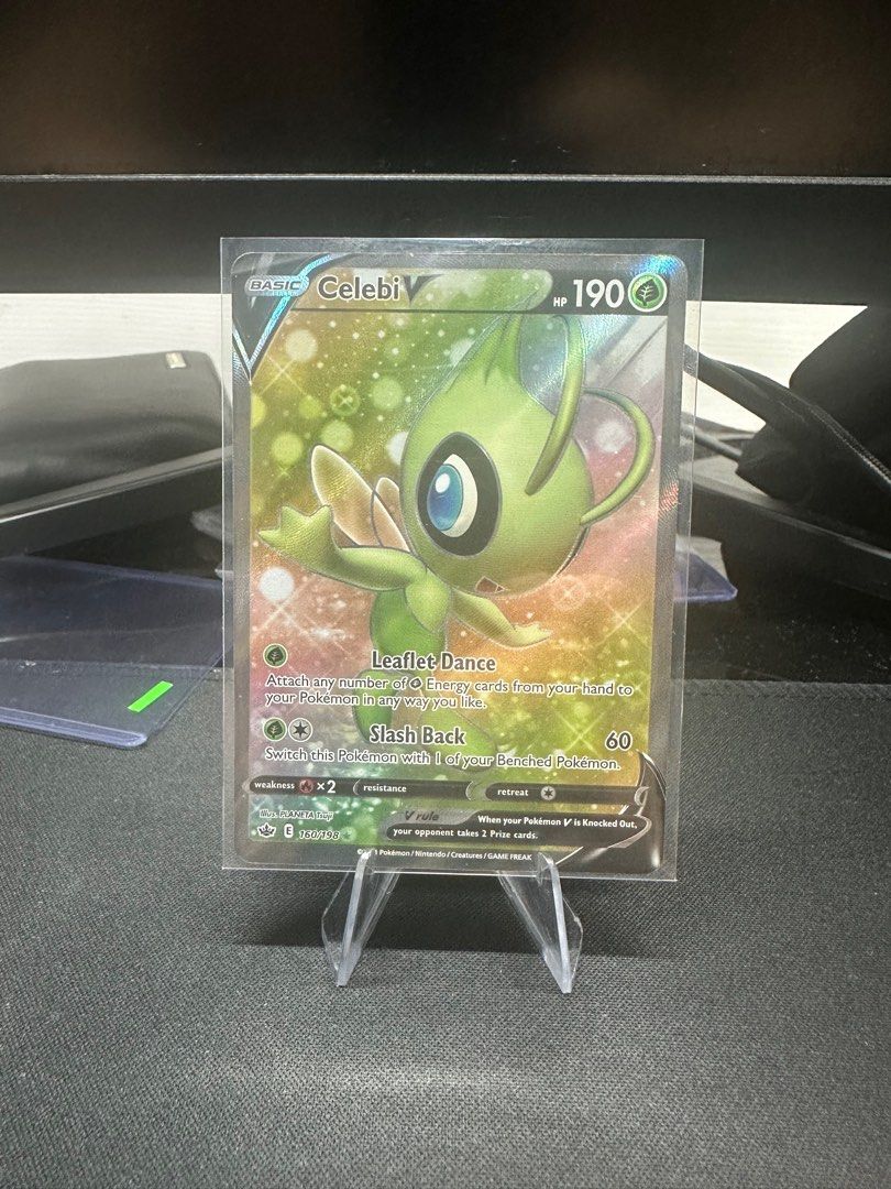 Celebi V - Fusion Strike - Pokemon Card, Hobbies & Toys, Toys & Games ...