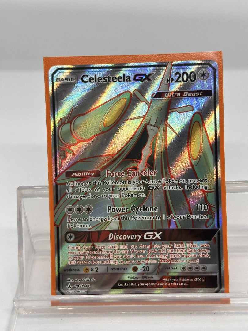 Celesteela GX #208 Pokemon Unbroken Bonds, Hobbies & Toys, Toys & Games ...