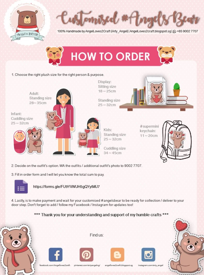 Chong Fu Primary School #ChongFu Graduation Angelsbear (28.5cm Big Bow ...