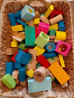 BN Grimm's Rainbow Wooden Building Blocks, Hobbies & Toys, Toys & Games ...