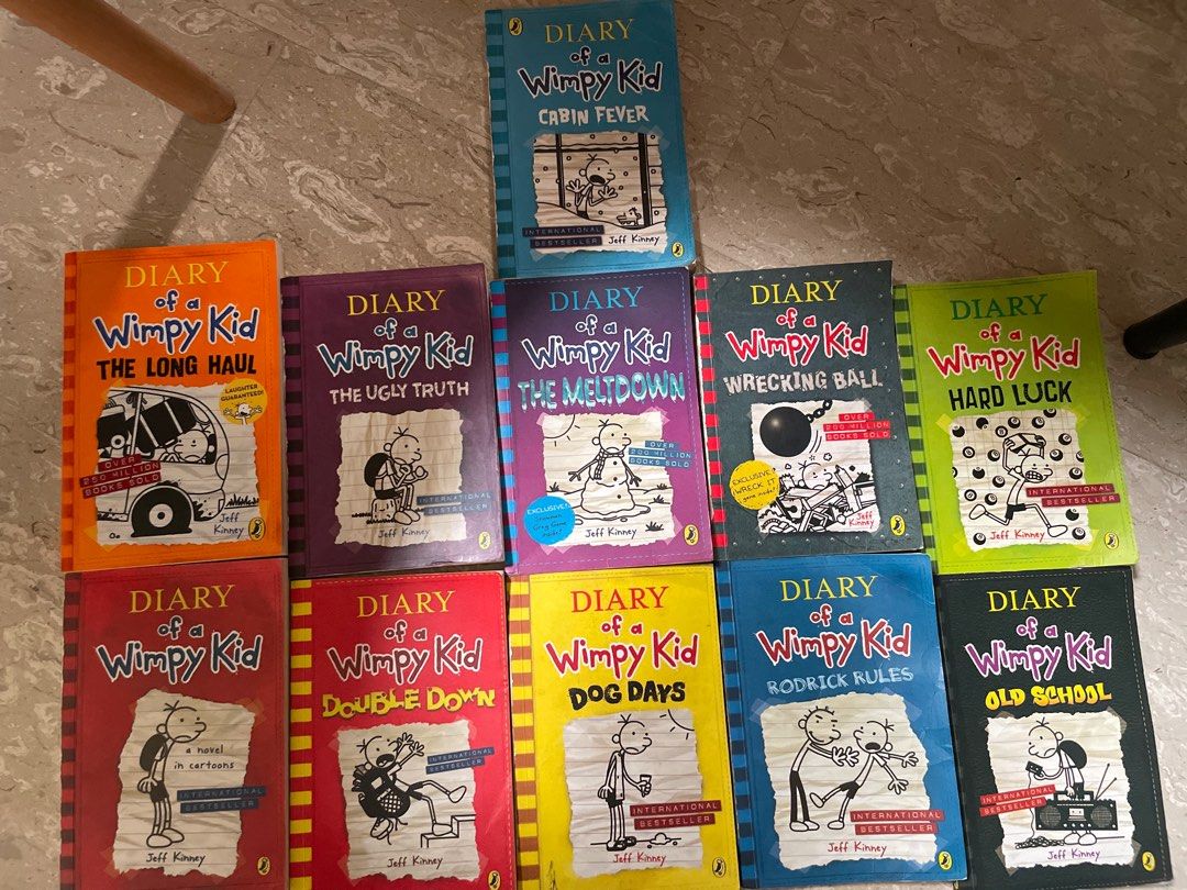 Diary of a Wimpy Kid Book Collection, Hobbies & Toys, Books & Magazines ...