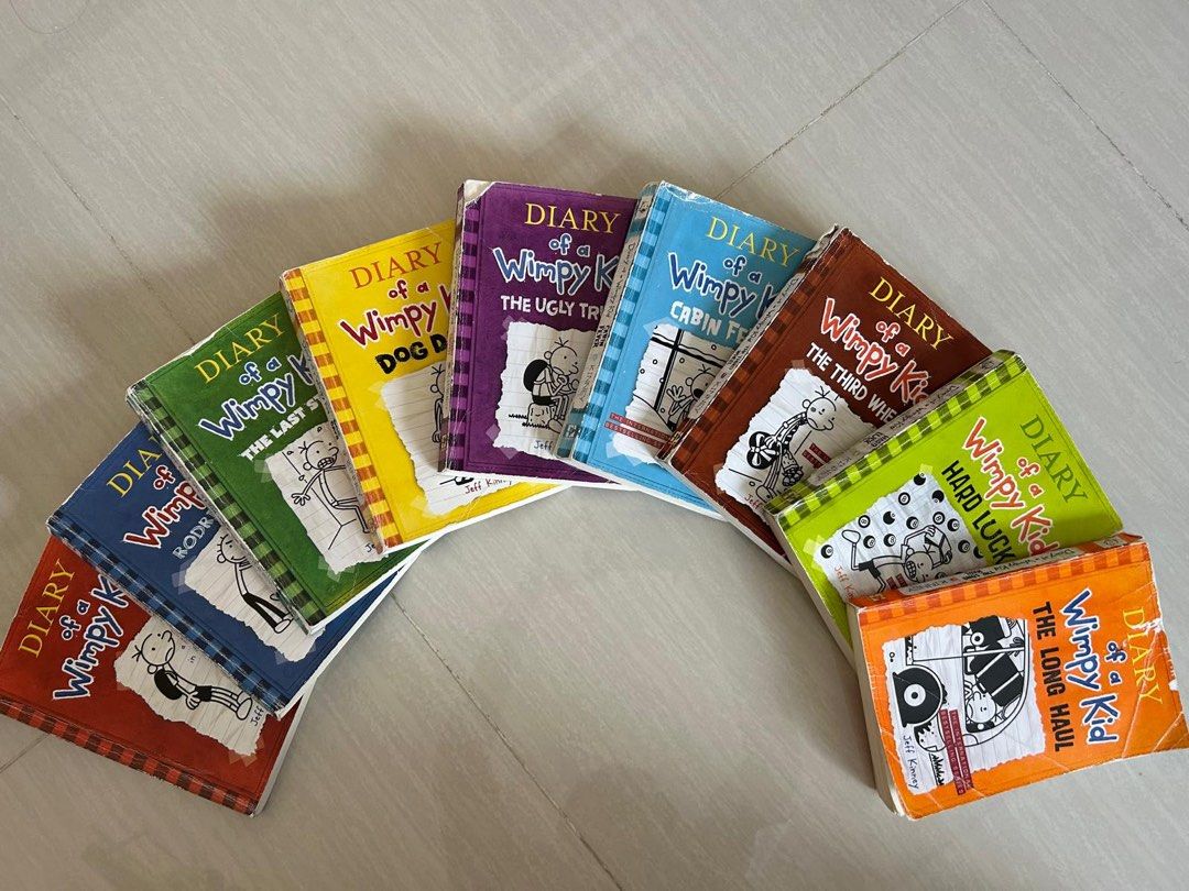 Diary of a Wimpy Kid Book Series, Hobbies & Toys, Books & Magazines ...