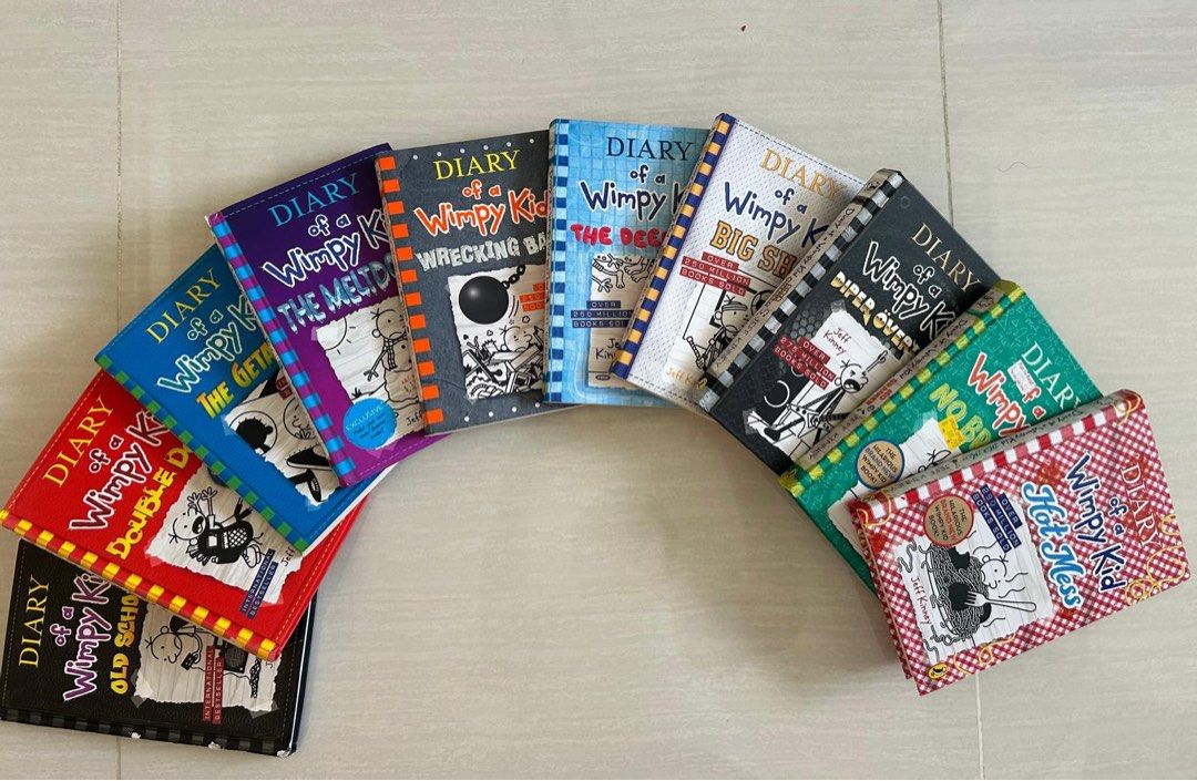 Diary of a Wimpy Kid Book Series, Hobbies & Toys, Books & Magazines ...