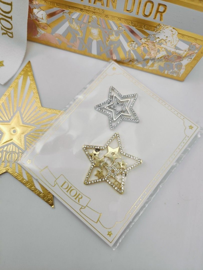 Dior Star Hair Set, Women's Fashion, Jewelry & Organisers, Brooches on ...