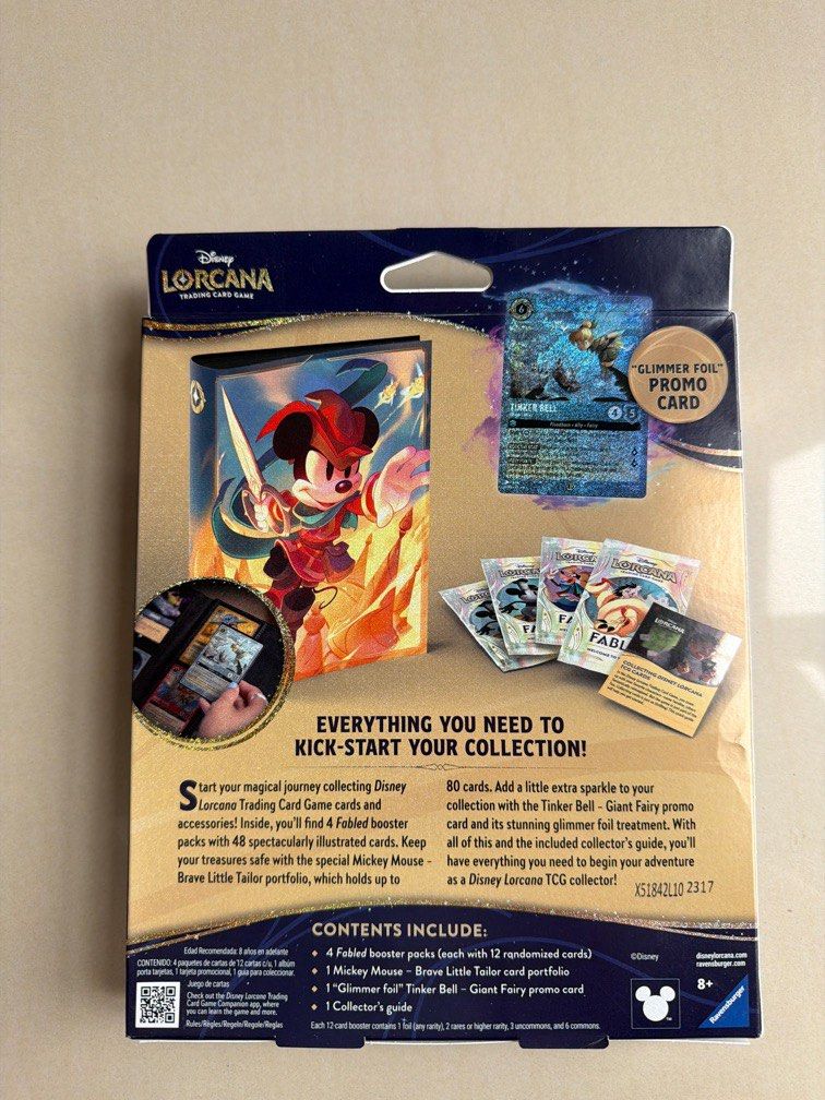 Disney Lorcana TCG - Collection Starter Set - Includes 4 Fabled Booster ...