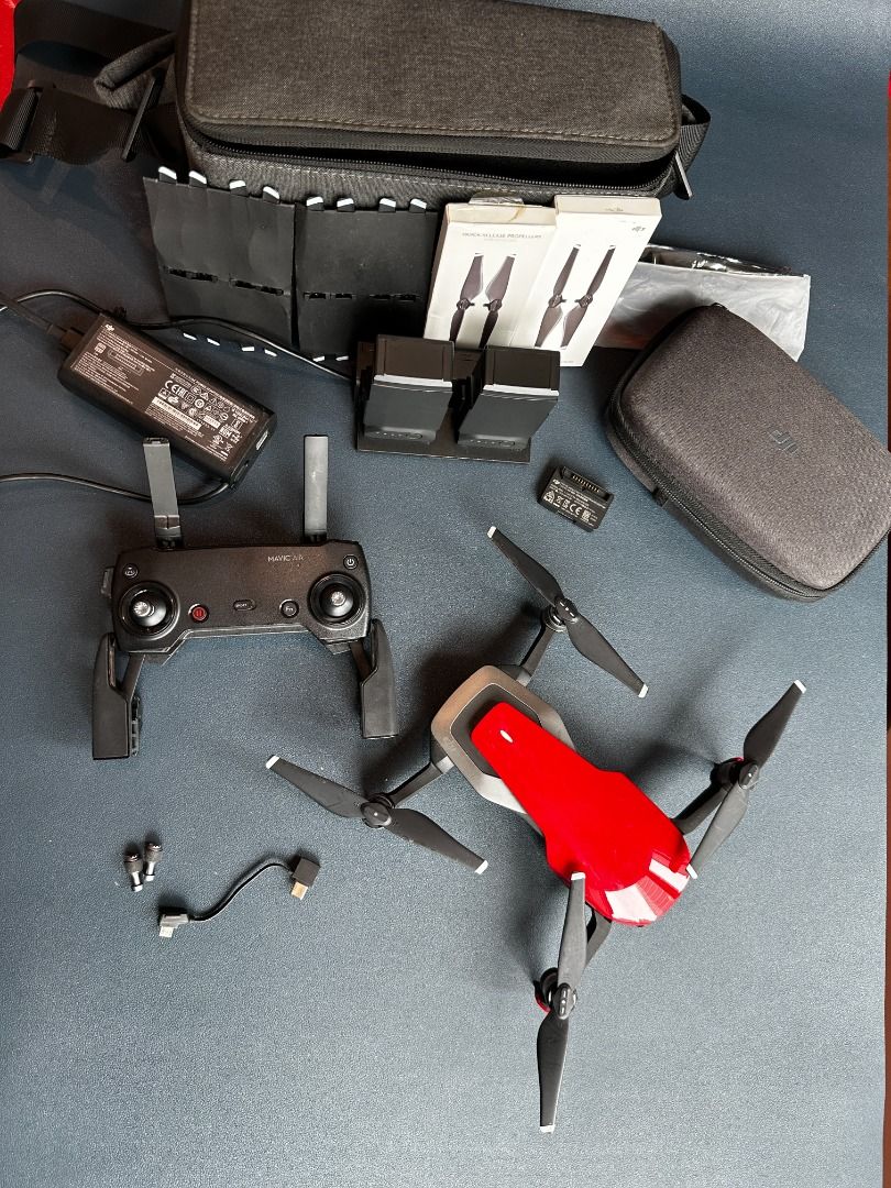 DJI Mavic Air Fly More Extended Kit - 4K Drone - Full Accessories ...