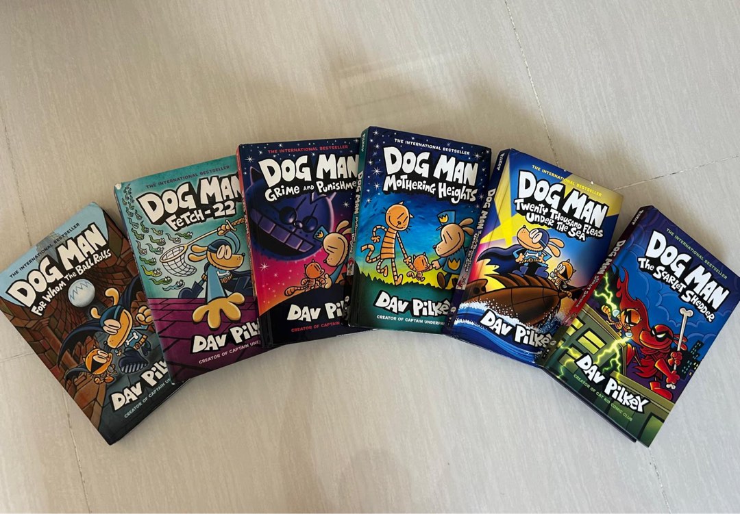 Dog Man Book Series by Dav Pilkey, Hobbies & Toys, Books & Magazines ...