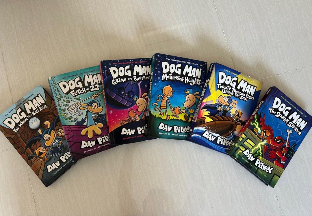 Dog Man Book Series by Dav Pilkey, Hobbies & Toys, Books & Magazines ...