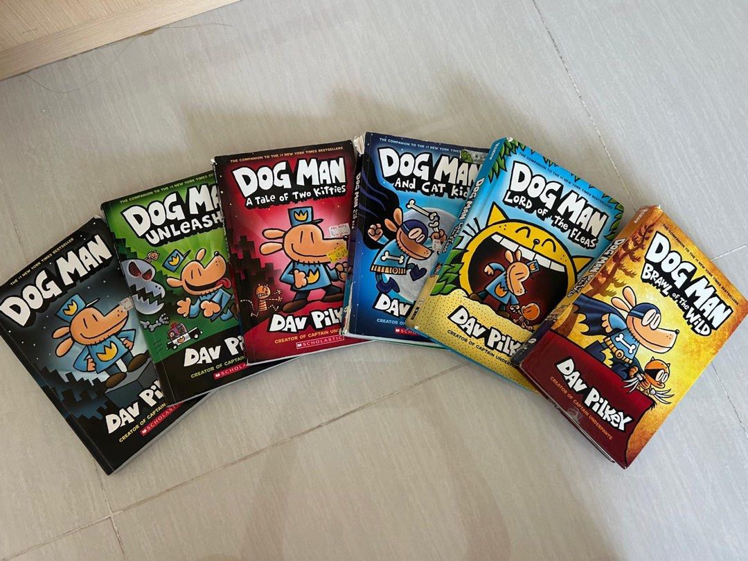 Dog Man Book Series by Dav Pilkey, Hobbies & Toys, Books & Magazines ...