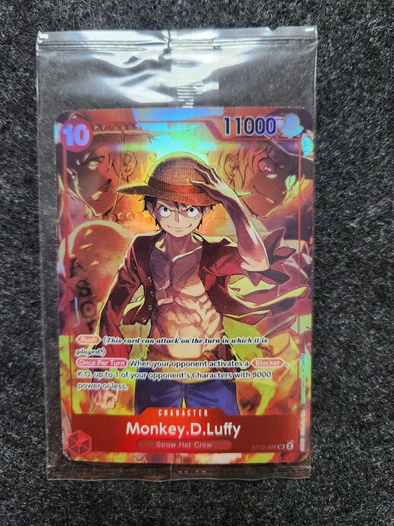 (Last Piece) English Sealed One Piece Card Game monkey.d.luffy with Ace ...