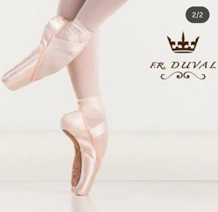EU 39 Pre-arched Sansha FR. DUVAL Ballet Pointe Shoes similar to Gaynor ...