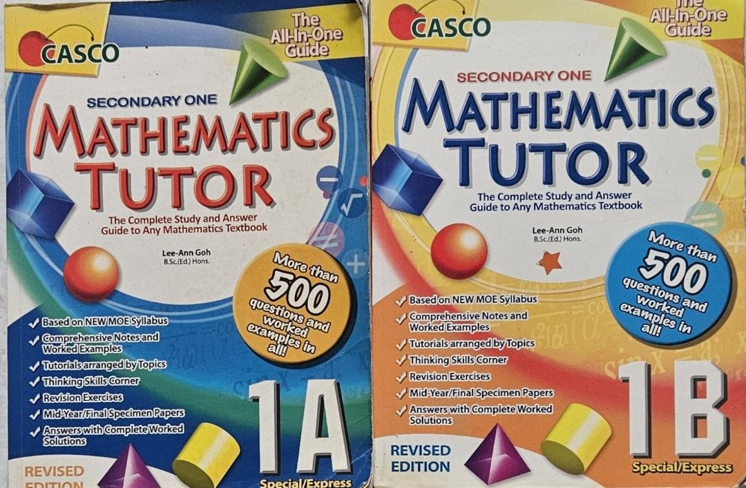 Free Mathematics Tutor 1A if get Mathematics Tutor 1B (all both books ...