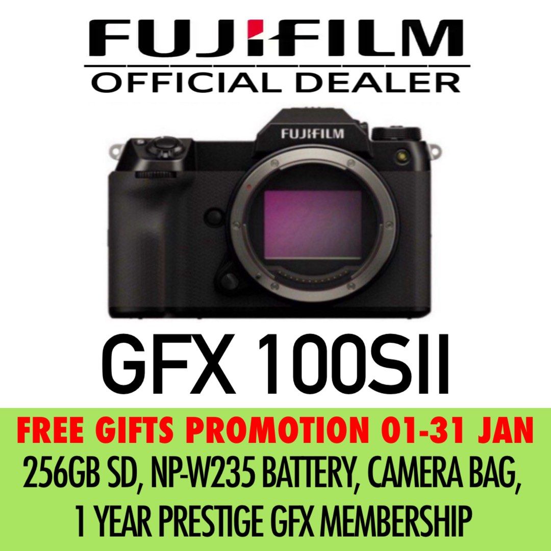 Fujifilm GFX100SII Medium Format Camera / GFX 100SII gfx100sii GFX100 ...