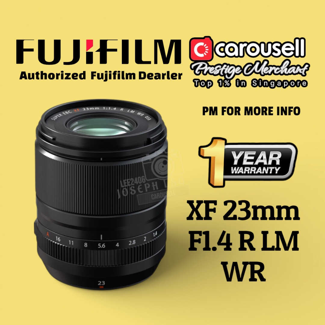 FUJIFILM XF 23MM F1.4 R LM WR (YEAR 2026) PM FOR MORE INFO | FUJI XF ...