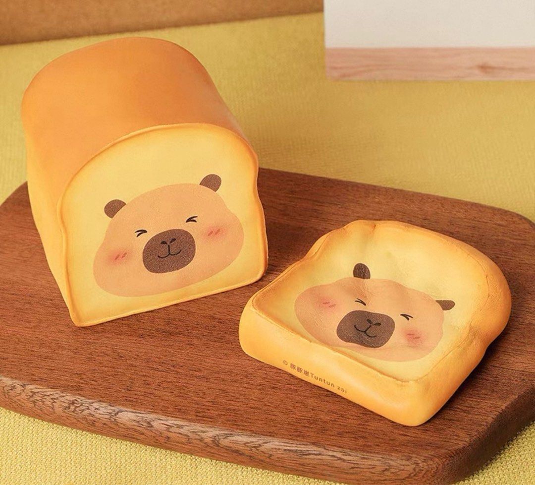 Fun Bread Capybara Squeezing Toy Decompression toy Creative Pineapple ...