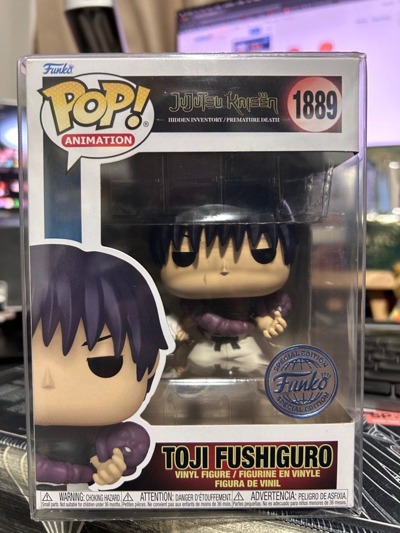Funko Pop! Animation Jujutsu Kaisen Toji Fushiguro #1889, Hobbies ...