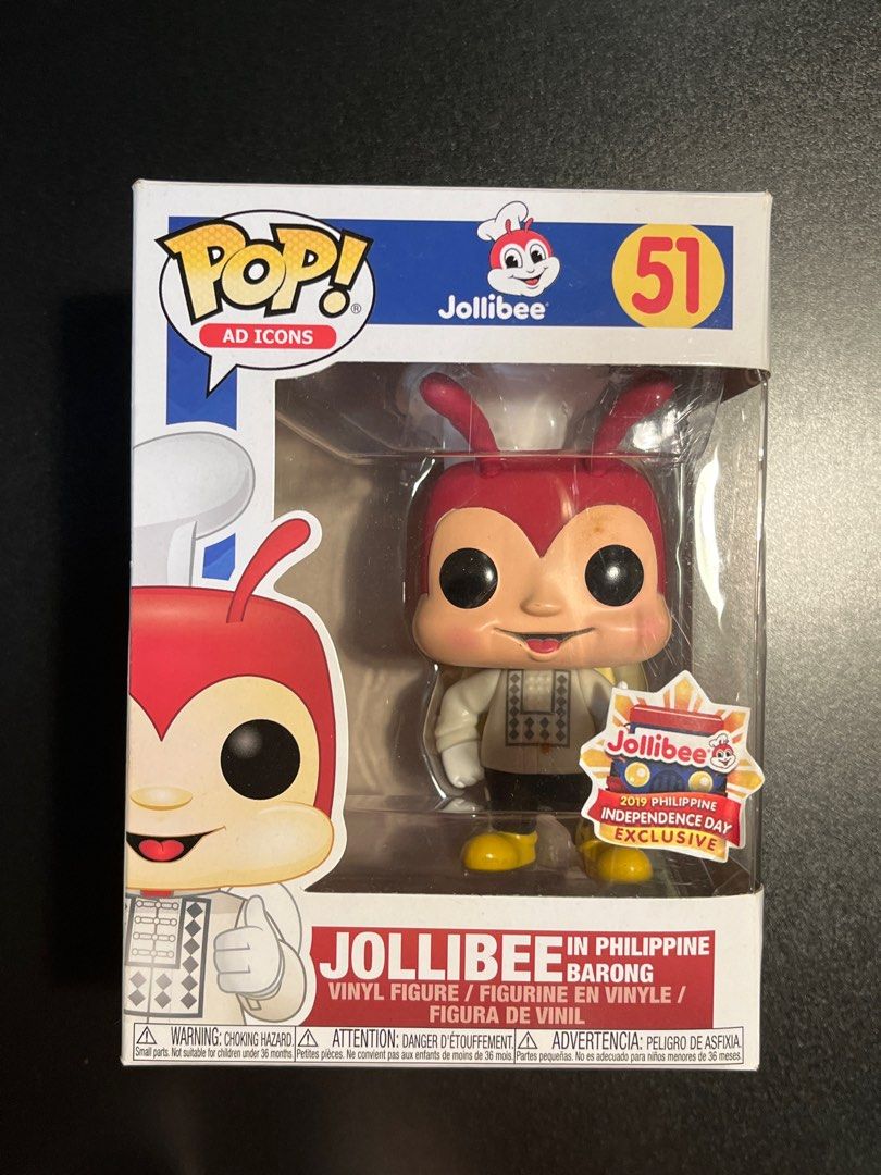 Funko Pop! Jollibee in Philippine Barong #51, Hobbies & Toys, Toys ...
