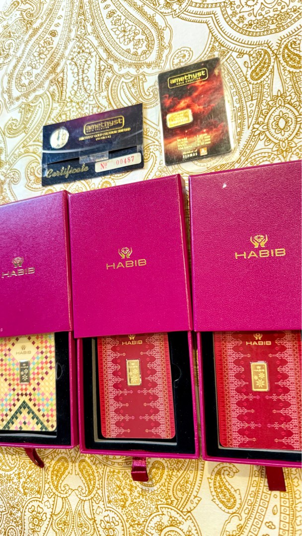 Habib & MAA Gold Bar, Luxury, Accessories on Carousell