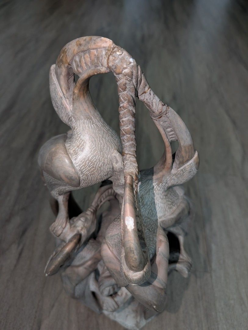 Hand-Carved Stone Bird Sculpture, Furniture & Home Living, Home Decor ...