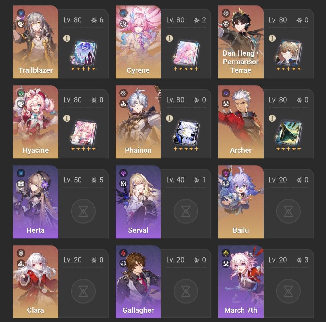 Honkai Star Rail Account (17 X 5 Stars), Video Gaming, Gaming ...