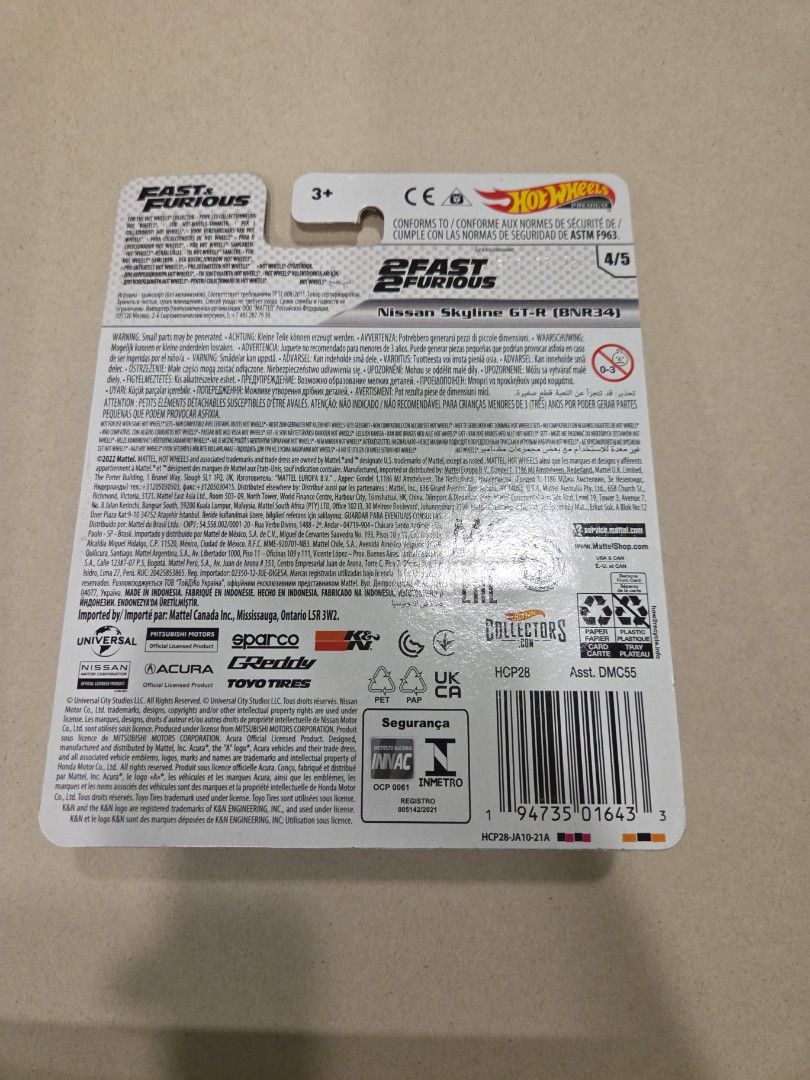 Hot Wheels Nissan Skyline GTR R34, Hobbies & Toys, Toys & Games on ...