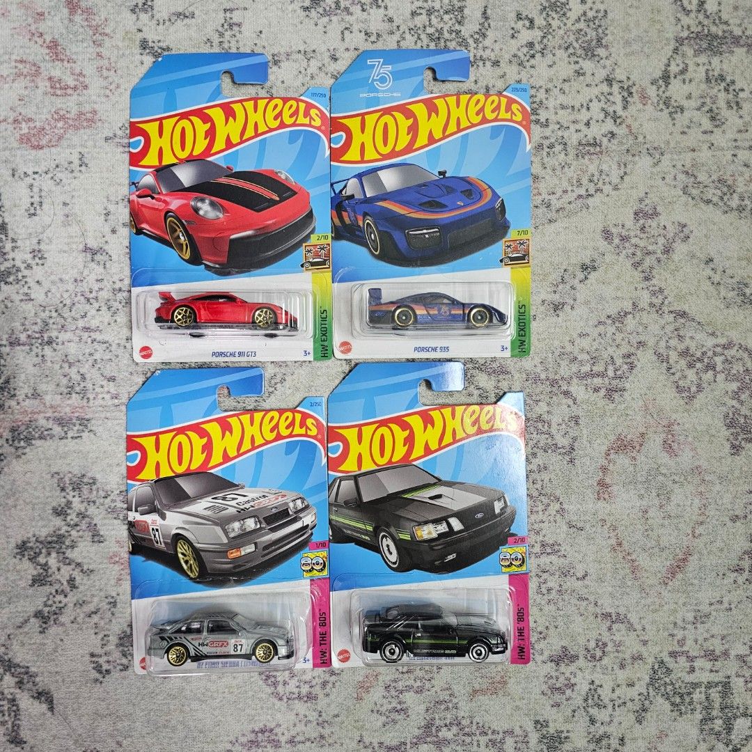 Hot Wheels Mainline HW Exotics and HW The 80s All Brand New, Hobbies ...