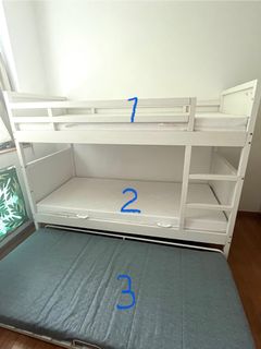 IKEA Malm single Bed and Mattress, Furniture & Home Living, Furniture ...