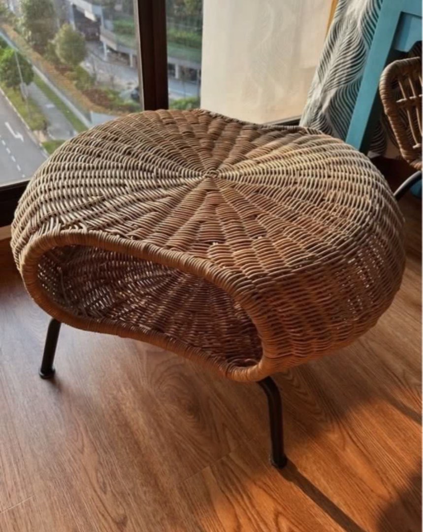 IKEA GAMLEHULT Footstool with Storage leg rest, Furniture & Home Living ...