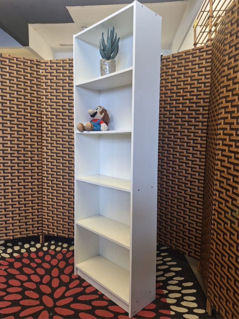 IKEA GERSBY Bookcase, white, 60x180 cm | IKEA GERSBY Rak buku, putih ...