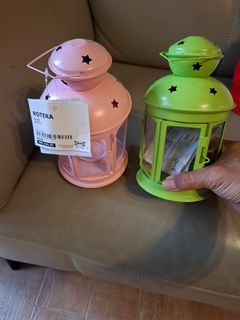 IKEA ROTERA Lantern - White, Furniture & Home Living, Home Decor ...
