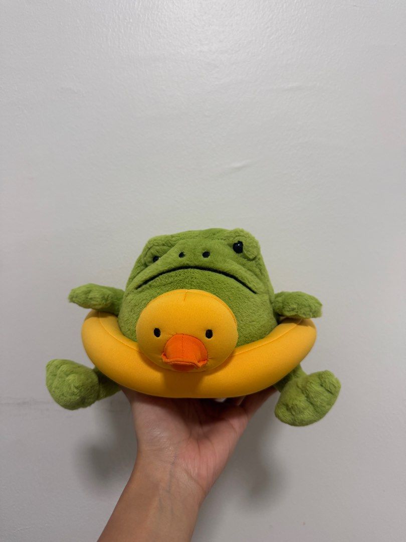 Jellycat Ricky Rain Frog Rubber Ring, Hobbies & Toys, Toys & Games on ...