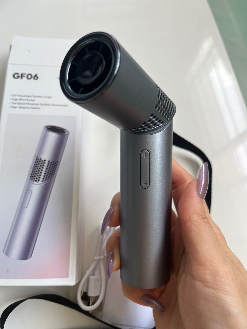 Jomo portable folding mini fan 199 speed Powerful Quiet, TV & Home ...