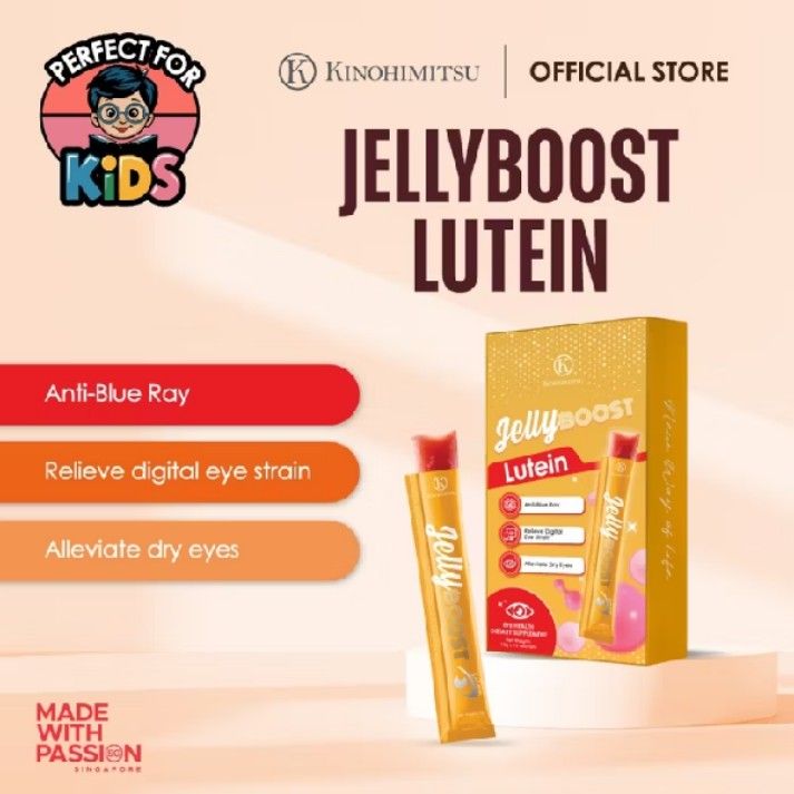 Kinohimitsu Jellyboost Lutein - For Kids, Health & Nutrition, Health ...
