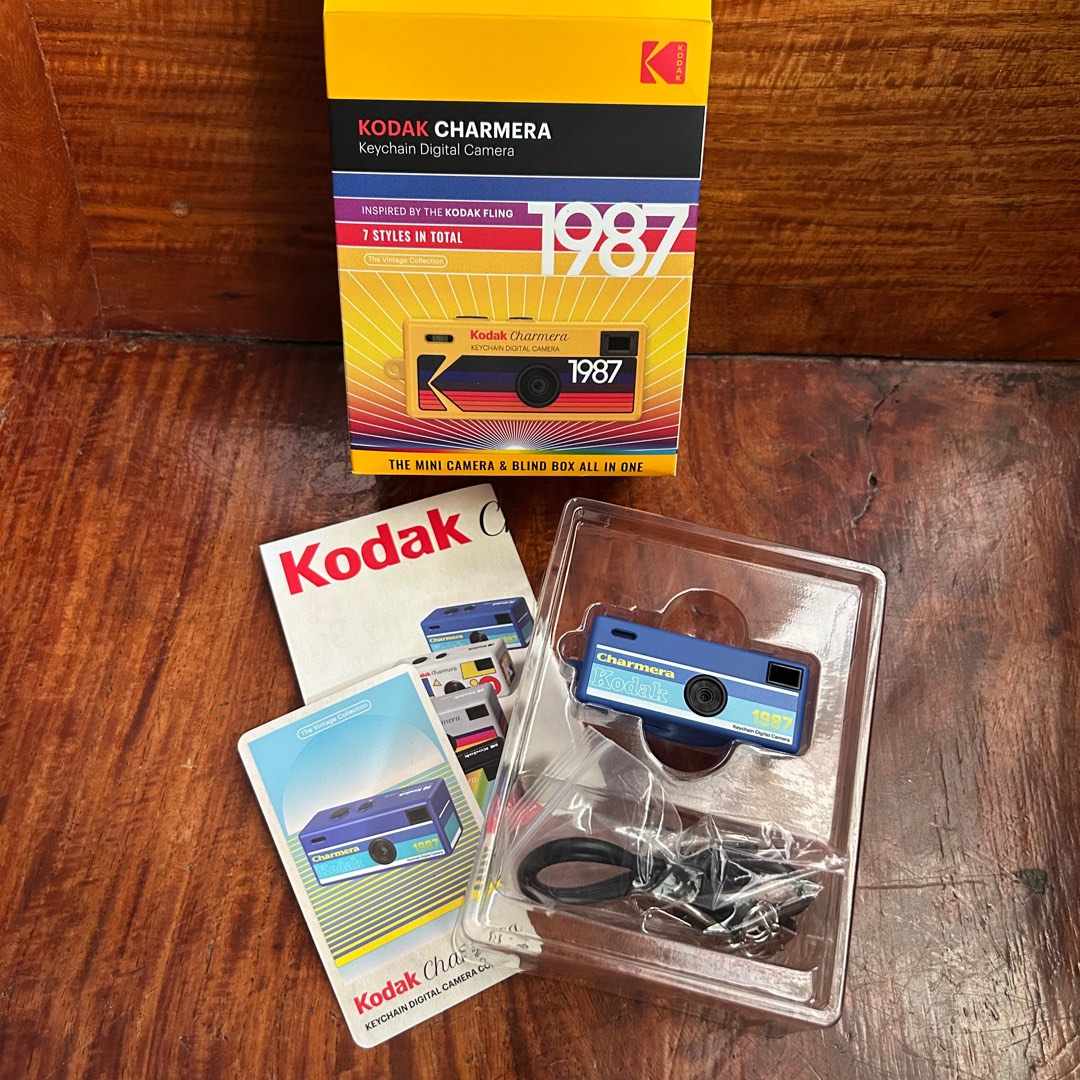 Kodak Charmera Keychain Digital Camera Blue, Photography, Cameras on ...