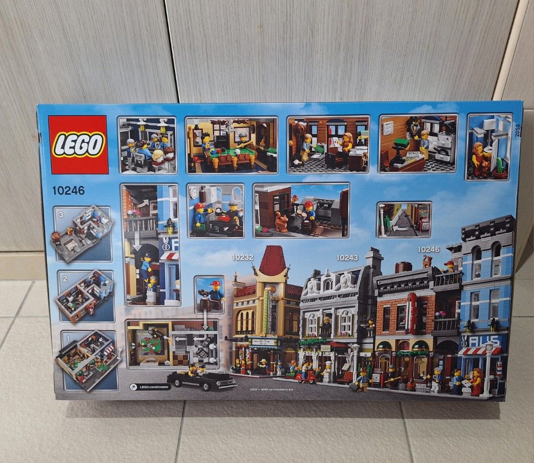 Lego 10246 Detective Office creator modular house 3rd party USB powered ...