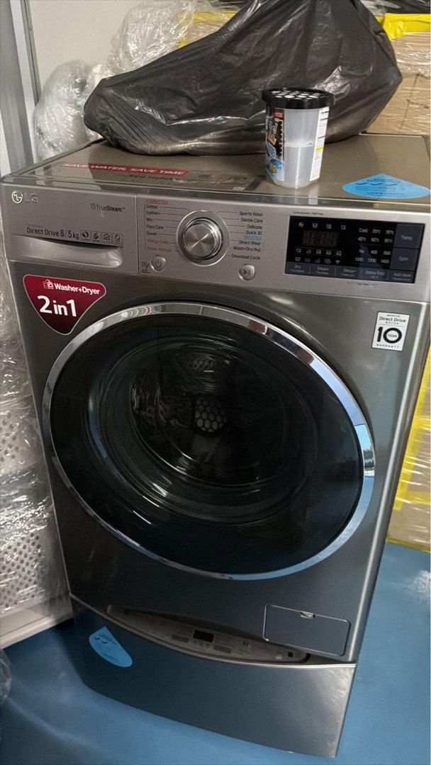 LG washing machine - TWC1408H3E, TV & Home Appliances, Washing Machines ...