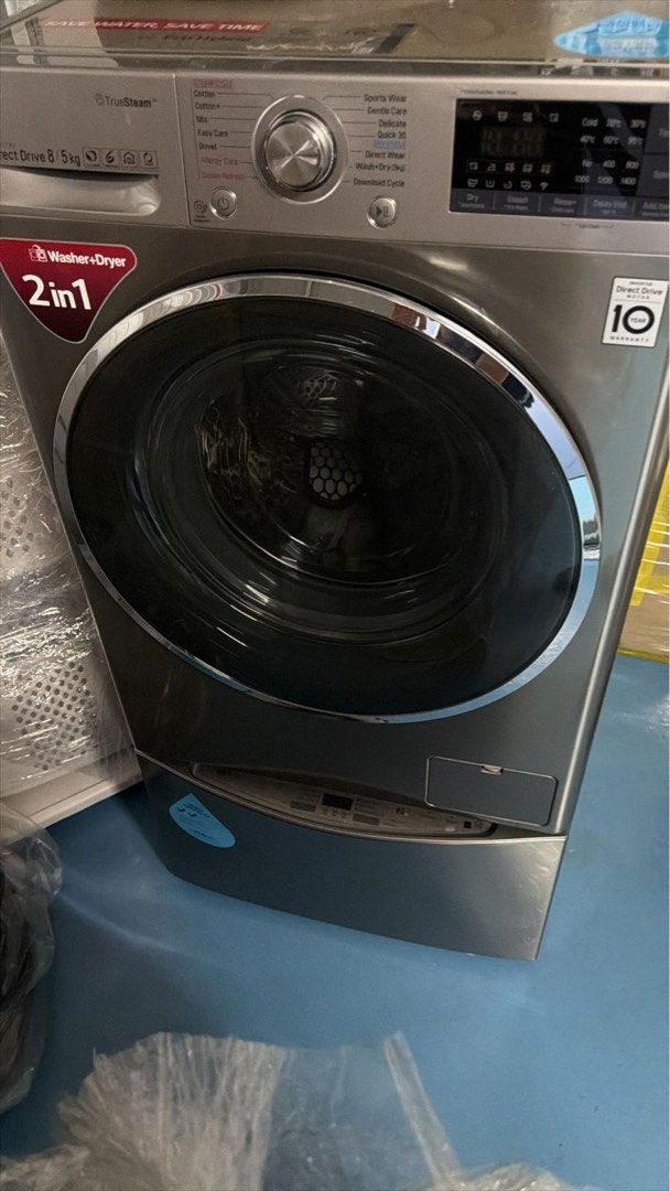 LG washing machine - TWC1408H3E, TV & Home Appliances, Washing Machines ...