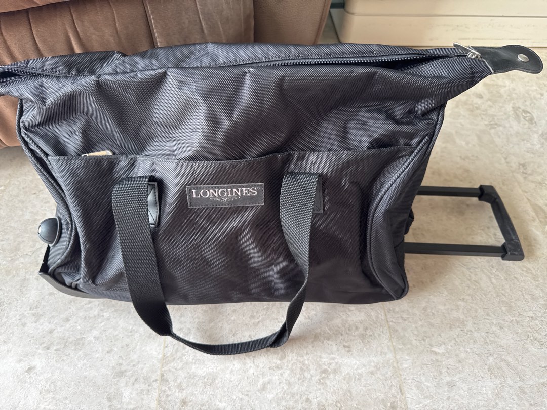 Longines Black Rolling Travel Bag, Men's Fashion, Bags, Belt bags ...