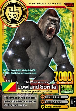 WTS/WTT Animal Kaiser Gold Cards Bald Eagle Lowland Gorilla Special Ops ...
