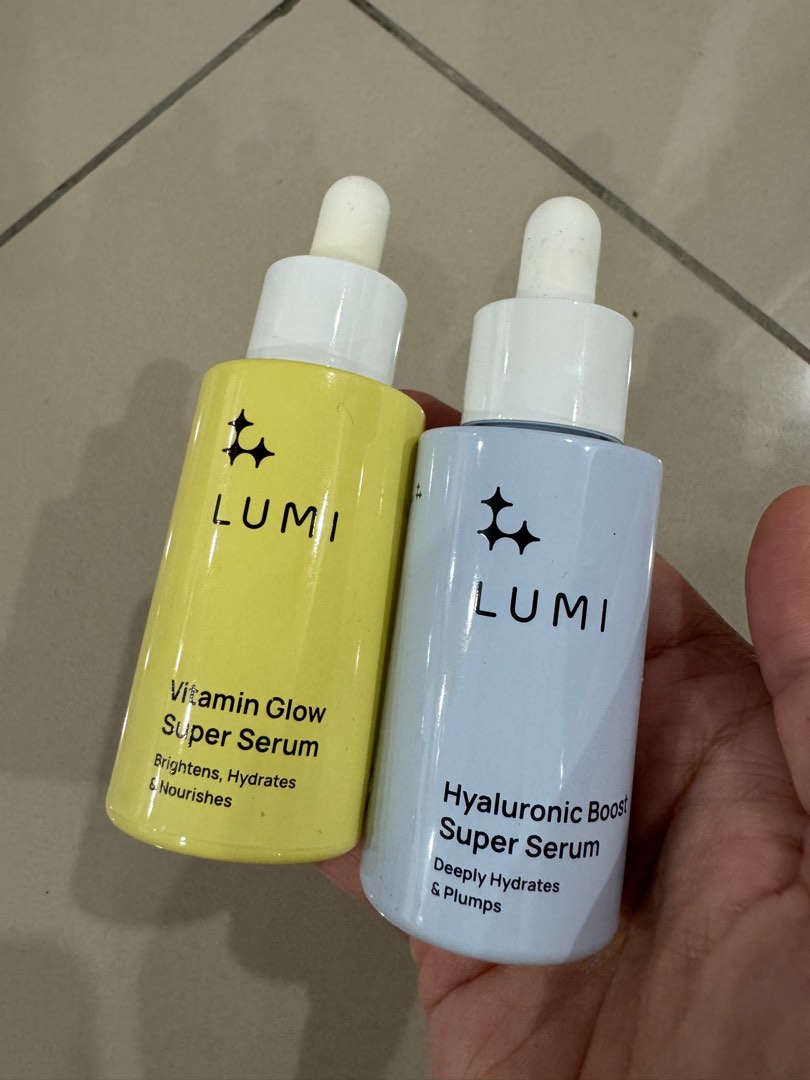 LUMI VITAMIN GLOW SUPER SERUM & HYALURONIC BOOST SUPER SERUMk, Beauty ...