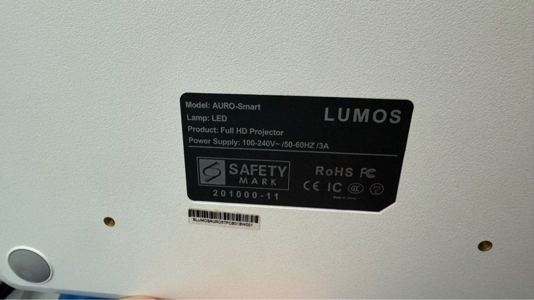 LUMOS AURO-Smart Full HD Projector, TV & Home Appliances, TV ...